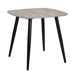 Craven Square Wooden Dining Table In Grey Oak Effect | Elegant Furniture UK